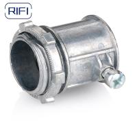 China RIFI Brand Zinc Die Cast EMT Conduit Connector for Wall Application and Electrical Box Connection for sale