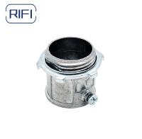 China RIFI Brand Zinc Die Cast EMT Conduit Connector for Wall Application and Electrical Box Connection for sale