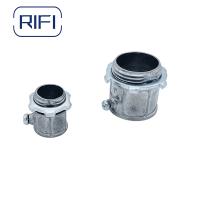 China Galvanised EMT Conduit Fittings and Connector for Wall Application with Electrical Box Connection in 1/2