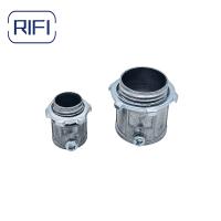 China Galvanised EMT Conduit Fittings and Connector for Wall Application with Electrical Box Connection in 1/2