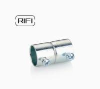China RIFI Brand UL Standard EMT Coupling for Electrical Metallic Tubing with Wall Application for sale