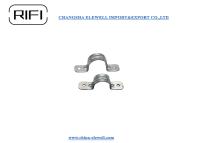 China Galvanized 1-1/4 Inch EMT Steel Strap Two Hole Pipe Fitting for Mounting EMT to Any Surface with High Production Capacity for sale