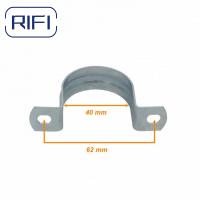 China Galvanized Steel EMT Conduit Strap Two-Hole Strap for Wall Application 16mm-50mm for sale
