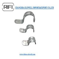 China Galvanized Steel EMT Conduit Strap 3/4 Inch One Hole Strap for Electrical Conduit for sale