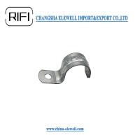 China Galvanized Steel EMT Conduit Strap 3/4 Inch One Hole Strap for Electrical Conduit for sale