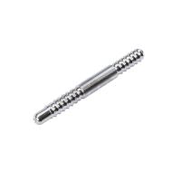 China Custom CNC Aluminum & Stainless Steel Parts Ball Threading Pool Cue Joint Pin Screw Customized Zinc Drilling Accessory for sale
