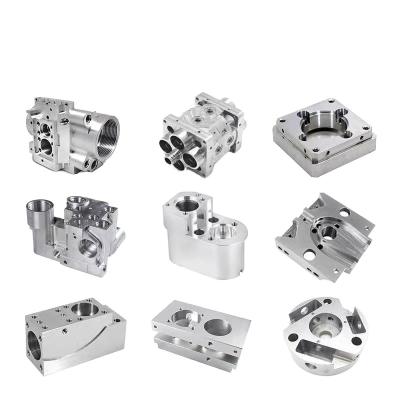 China JB Brand Custom CNC Milling 7075 T6 Aluminum UAV Accessories Zinc Plated Iron Steering Engine Mounting Bracket with Eye Nuts for sale