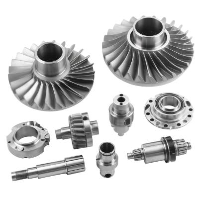 China CNC Machined Stainless Steel Transmission Gears Industrial Equipment Bevel Pinion for Drilling & Broaching for sale