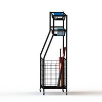 China 3 Tier Metal Sporting Goods Storage Rack In Garage Storage Stand for sale