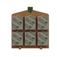 China Custom Wood Point of Purchase Retail Display counter top with hooks for sale