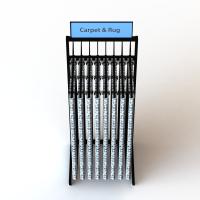 China Swing Metal Carpet Flooring Display Rack 6 - 12 Rugs for sale