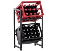 China Grocery Store Adjustable Feet Beverage Display Stand / Rack L106 X D32 X H85cm for sale