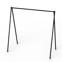 China Economical and Practical Folded Garments Metal Clothing Display Rack for sale