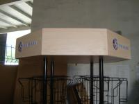 China Supmarket Video Wire Spinner Rack Display / Metal DVD Greeting Card Spinner Rack for sale