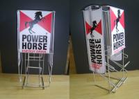 China Iron Wire Food Display Stands For Can Dispenser Counter Top Easy Moving for sale