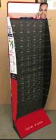 China Grocery One Pegboard Display Stand / Metal Plate Freestanding Pegboard Display for sale