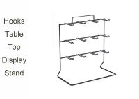 China Welded Wire Display Rack For Table Tops , One Side Wire Table Top Display Stands for sale