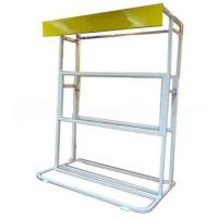 China 2 Layers Metal Auto Parts Display Racks For Garage Wheels Storage Custom Color for sale