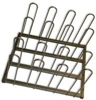 China Metal Display Vinyl Roll Wall Rack / Industrial Wall Mount Vinyl Storage Rack for sale