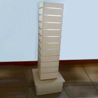 China Retail MDF Spinner Display Stands / Square Shaped Retail Floor Display Stands for sale