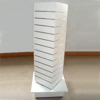 China Retail MDF Spinner Display Stands / Square Shaped Retail Floor Display Stands for sale