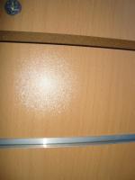 China 4 Way MDF Rotating Wooden Retail Display Stands With 4 Slat Spinner Panels for sale