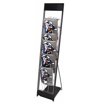 China 10 Wire Pocket Collapsible Office Display Racks With Bags Customized Size for sale