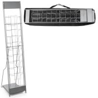 China 10 Wire Pocket Collapsible Office Display Racks With Bags Customized Size for sale