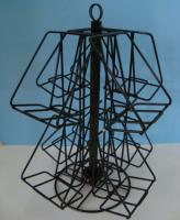 China 8 Shelves Wire Countertop Display Rack / Rotating Countertop Spinner Rack Display for sale