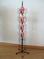 China Greating Card Spinner Metal Book Display Stand for sale