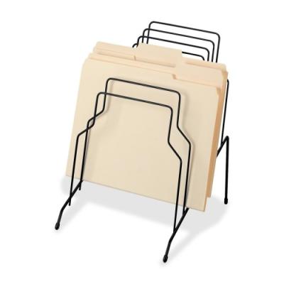 China Counter Top File Sorter Office Display Racks With Welded Wire Divider Structure for sale