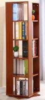 China 4 Sides Books Cabinet Home Display Rack MDF Spinner Storage W50 X D50 X H176cm for sale