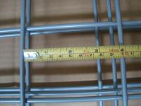 China Wire Grid Wall Grocery Store Display Racks With Three Sides T Shaped 3 Inch for sale