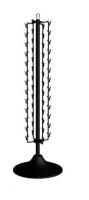 China Snake Package Potato Chip Display Rack / Six Sides Hanging Potato Chip Stand for sale