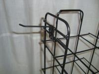 China Metal Wire Baseball Cap Display Rack / Multiple Shelves Floor Standing Hat Rack for sale