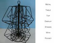 China 8 Shelves Wire Countertop Display Rack / Rotating Countertop Spinner Rack Display for sale