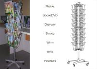 China 3 Sides Iron Wire Metal Book Display Stand For Magazines And Books Customized Size for sale