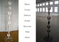 China Balloons Tree Metal Floor Display Stands / 16 Tubular Holder Metal Display Rack for sale