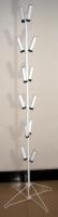 China Balloons Tree Metal Floor Display Stands / 16 Tubular Holder Metal Display Rack for sale