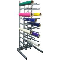 China Industrial Metal Vinyl Roll Storage Rack for sale