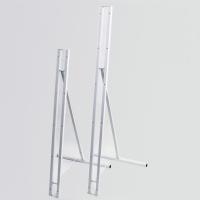 China Foldable Sign Holder Floor Metal Poster Stand Human Shape Banner Digital Display Stand for sale