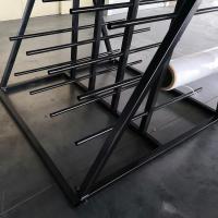 China Metal Double Sides Roller 80 Arm Industrial Display Stands For Vinyl Roll for sale