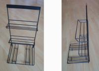 China Metal Tea Box / Tea Bag Display Rack , Wire Display Shelf For Tea Pack for sale