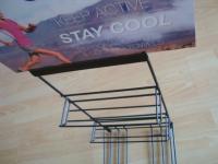 China Metal Tea Box / Tea Bag Display Rack , Wire Display Shelf For Tea Pack for sale