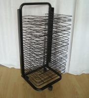 China Painting Paper Drying Metal Tubular Office Display Racks Spring Wire Shelves for sale