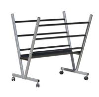 China V - Shape Metal Oil Painting Frame Office Display Shelves Arts Bin Storage Stand for sale