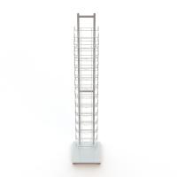 China 12 Tiers Floor Standing Hat Rack Metal Wire Baseball Cap Display Rack for sale