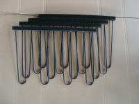 China Metal Display Vinyl Roll Wall Rack / Industrial Wall Mount Vinyl Storage Rack for sale