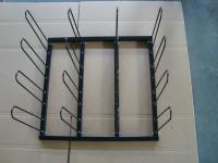 China Metal Display Vinyl Roll Wall Rack / Industrial Wall Mount Vinyl Storage Rack for sale