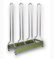 China Shoulder Pad Steel Display Rack Rugby Clothes 4 Holders Display Stand for sale